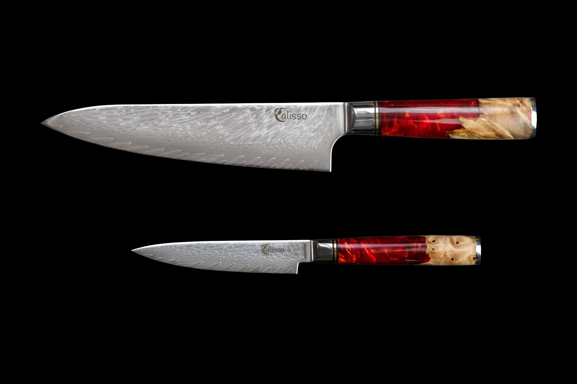 Calisso Starter Set Ruby Line Messerset Damastmesser